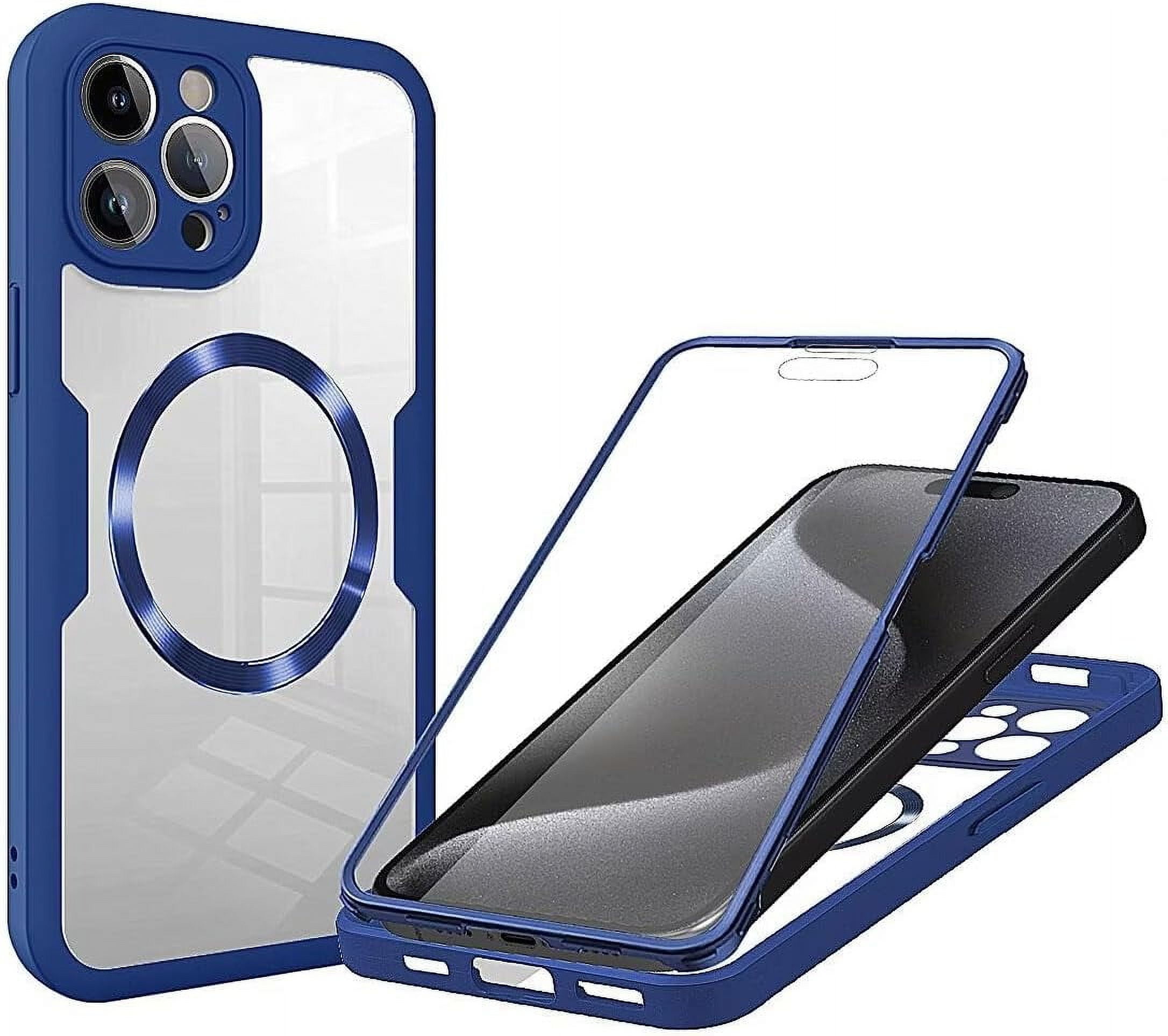 Case for iPhone 13 Pro,Full-Body Rugged Stylish Protective Clear ...