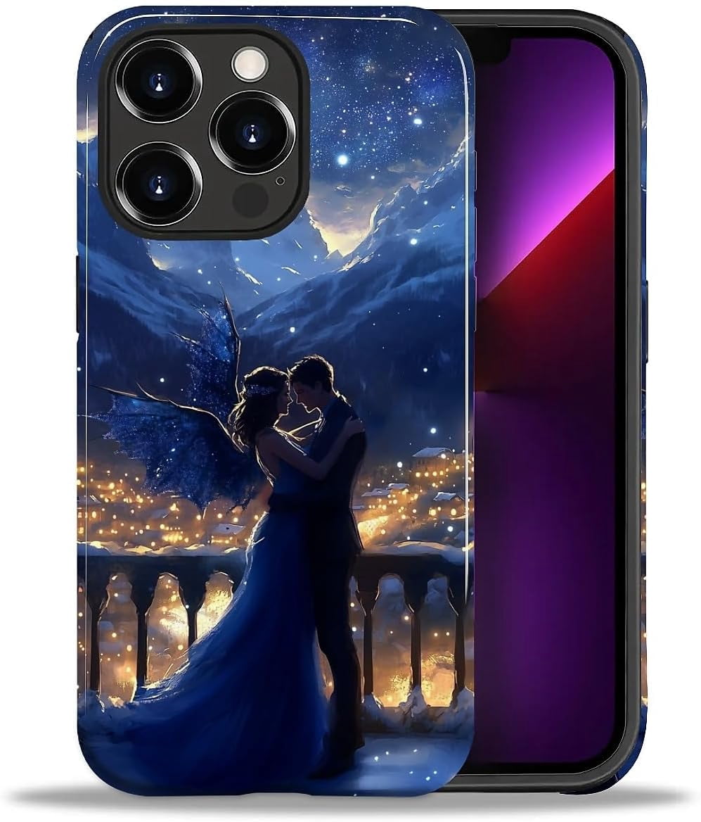 Case for iPhone 13 Pro, Hybrid Dual Protection Soft TPU + Hard PC ...