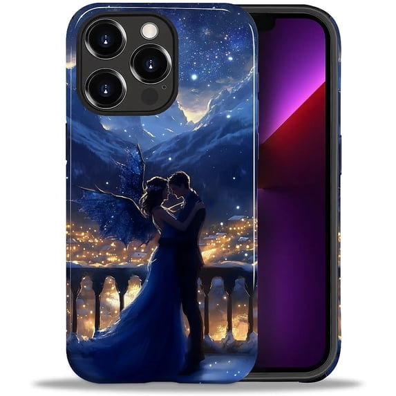 Case for iPhone 13 Pro, Hybrid Dual Protection Soft TPU + Hard PC ...