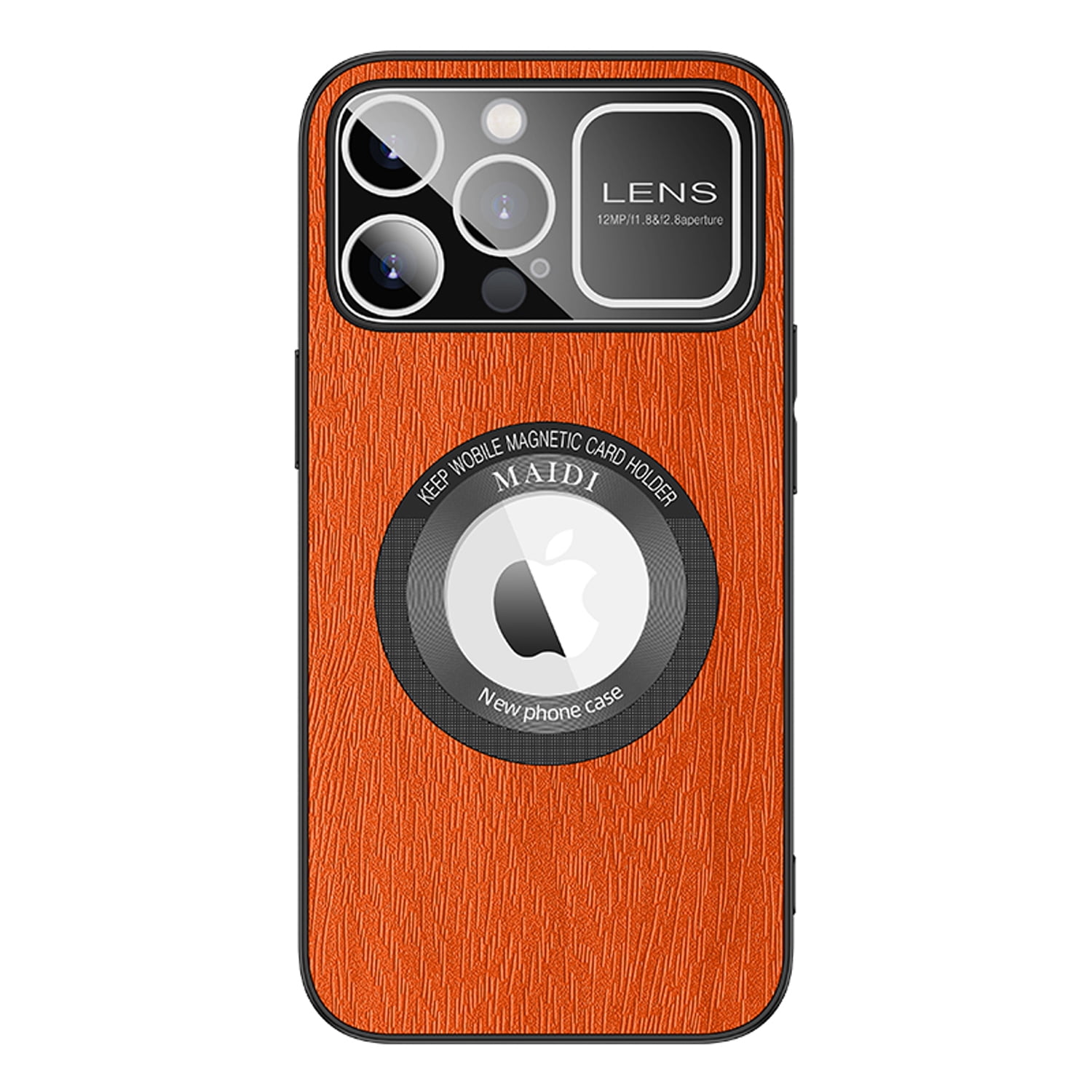 Case for iPhone 13 Pro, Magnetic Tree Grain PU Leather Slim Cover ...