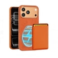 Case for iPhone 13 Pro Max, Fabric Back + PU Leather Frame Cover with ...