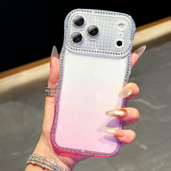 Case for iPhone 13 Pro Max with Large Camera Window Design, Diamond ...