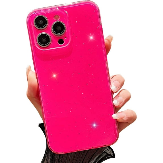 Case for iPhone 13 Pro Max,Super Cute Vibrant Neon Glitter Shiny Bling ...