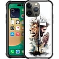 Case for iPhone 13 Pro Max W Colorful Lion Cross Pattern Design Case ...
