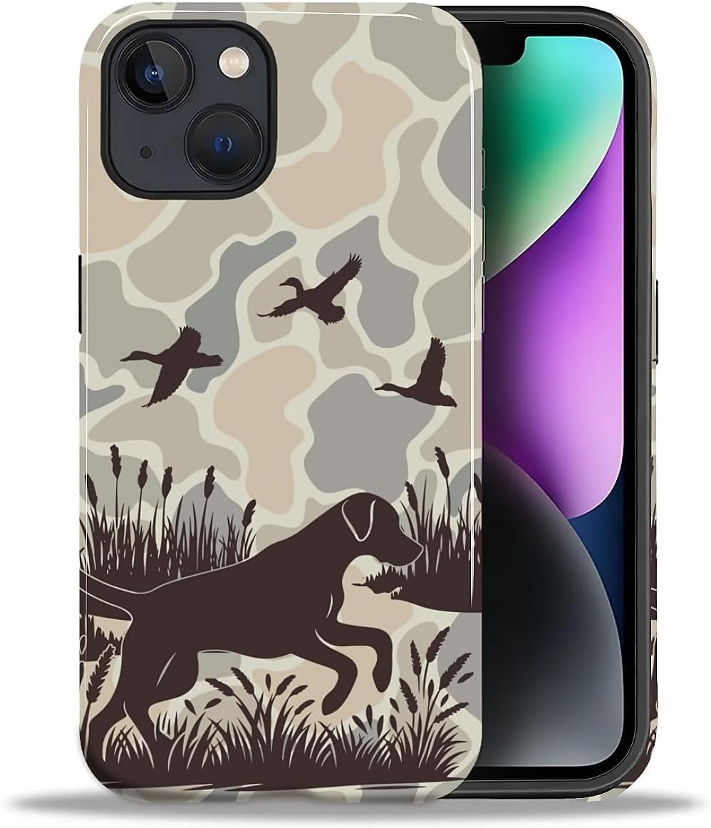 Case for iPhone 13 iPhone 14, Hybrid Dual Protection Soft TPU + Hard PC ...