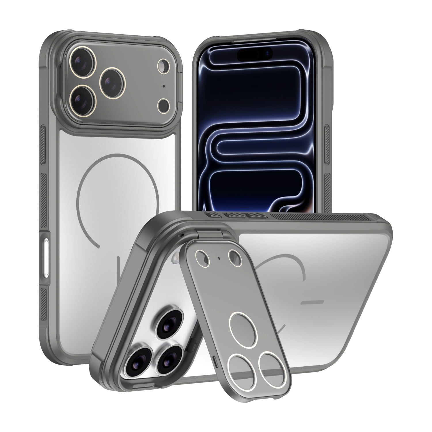 Case for iPhone 14 with Camera Lens Protector, Compatible with MagSafe ...