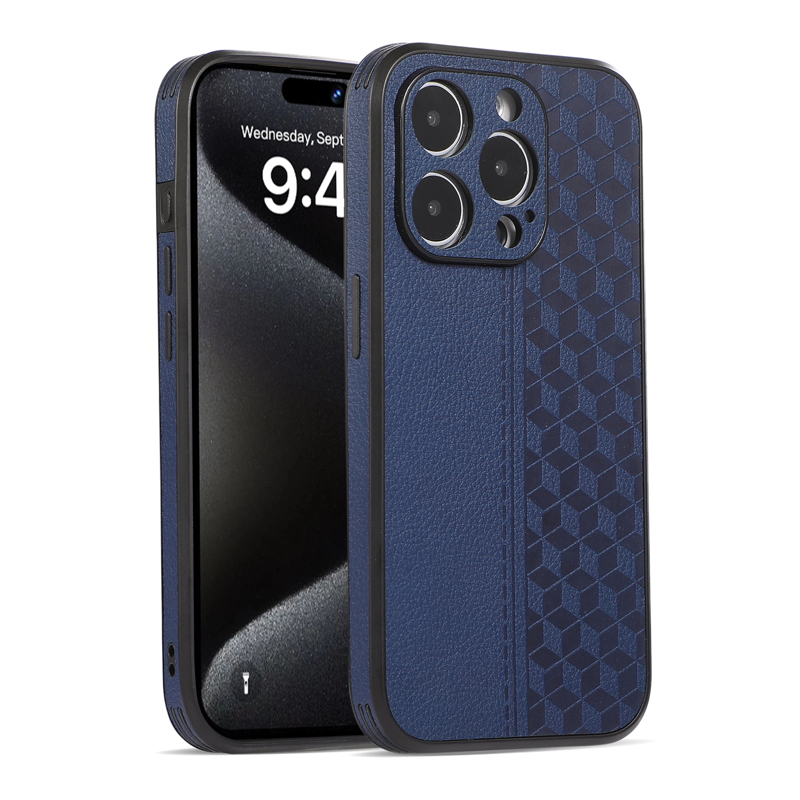 Case for iPhone 14 Plus Slim Lychee Texture PU Leather Cover ...