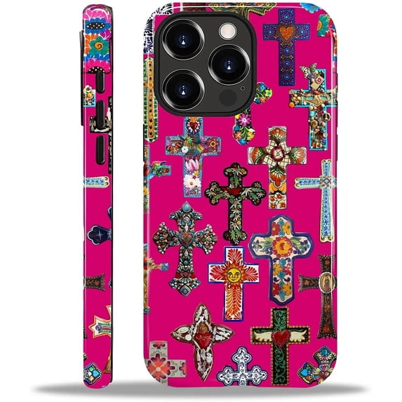 Case for iPhone 14 Pro, Cross Faith Peace Design Hybrid Dual Protection ...