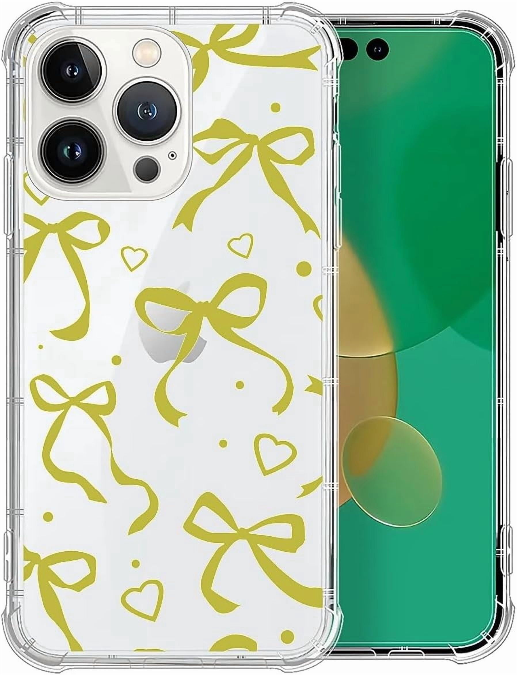 Case for iPhone 14 Pro Design On Clear Base, Slim Protective Soft TPU ...