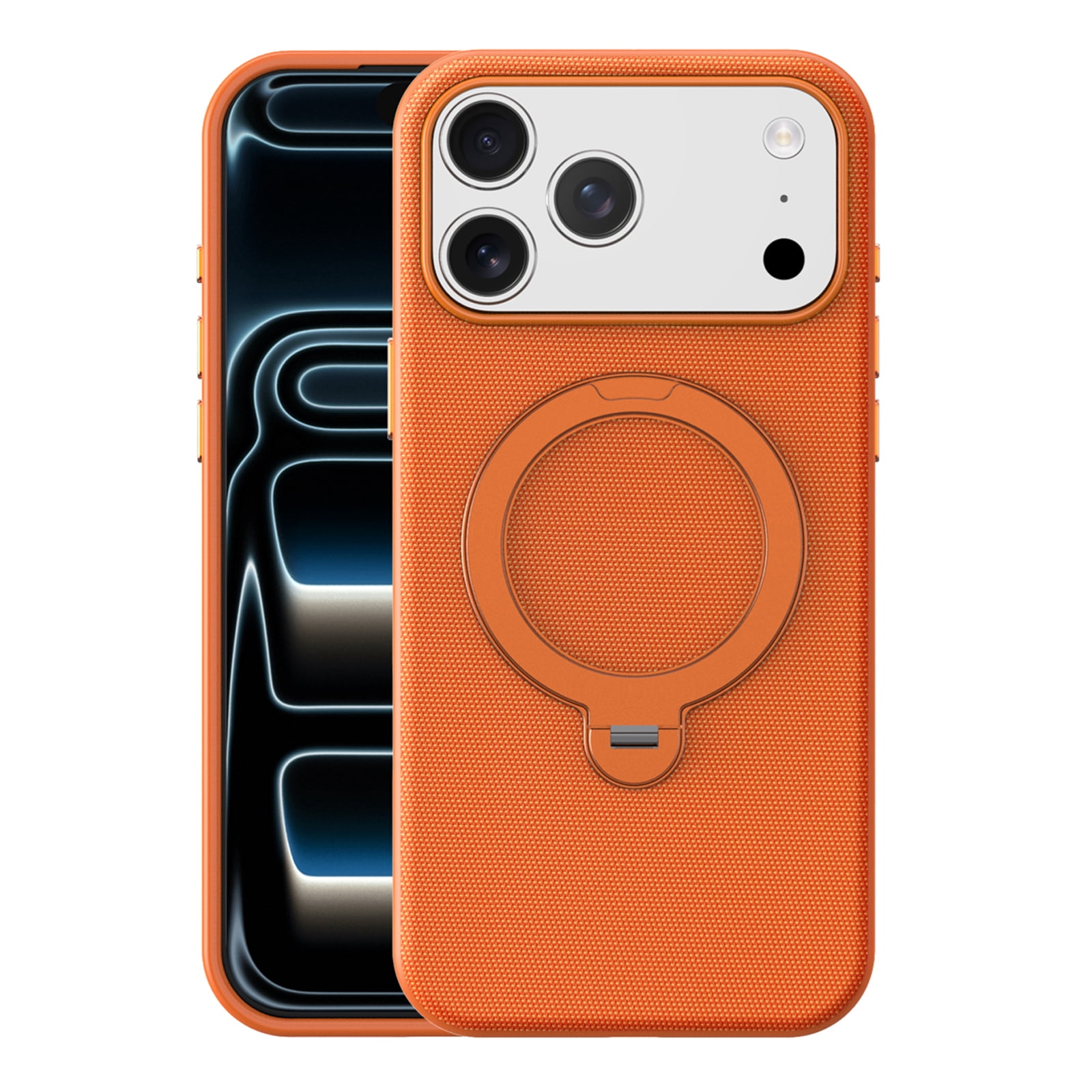 Case for iPhone 14 Pro, Fabric + TPU Protective Phone Cover with ...