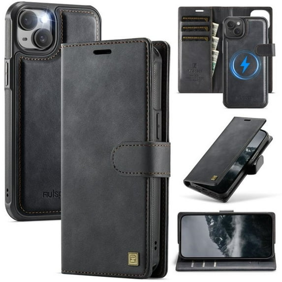 Case for iPhone 15 6.1" RFID Blocking Protective Purse Case with ...