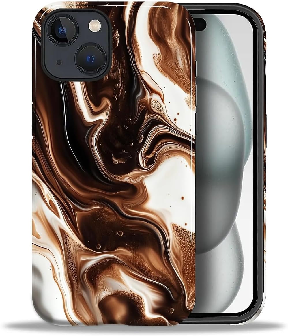 Case for iPhone 15 Plus, Hybrid Dual Protection Soft TPU + Hard PC ...