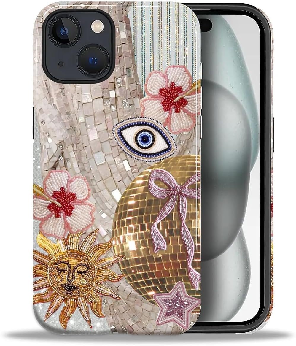 Case for iPhone 15 Plus, Hybrid Dual Protection Soft TPU + Hard PC ...