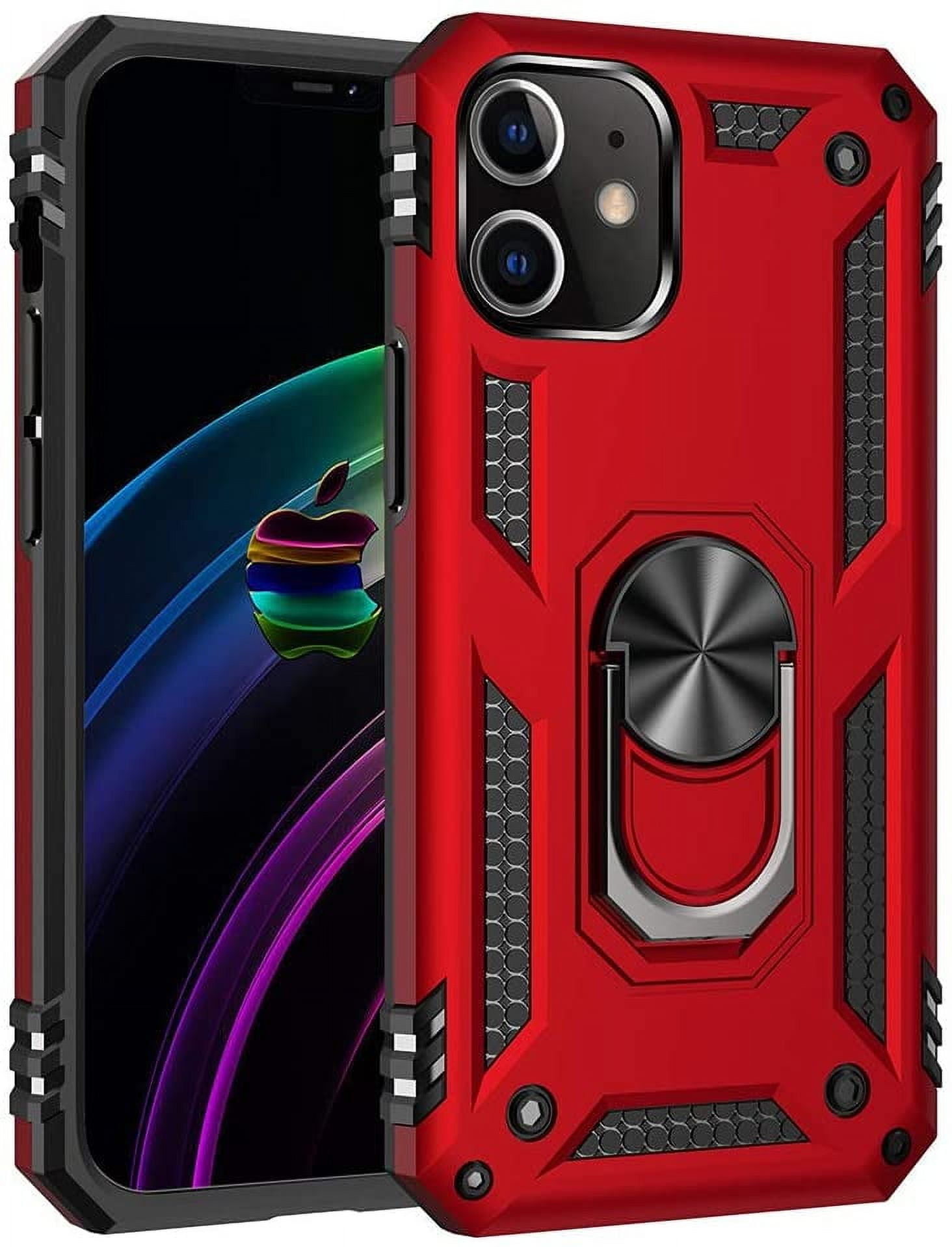 Case for iPhone 15 Plus,Military Car Holder [Built-in Kickstand] Metal ...