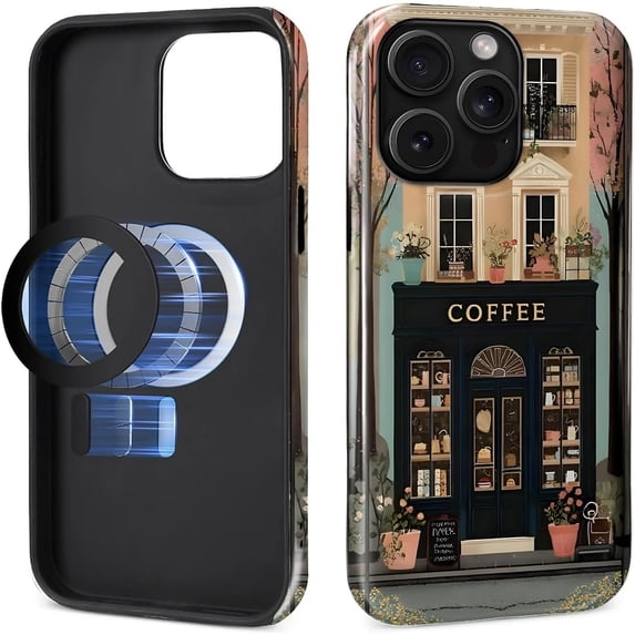 Case for iPhone 15 Pro, [Compatible with MagSafe], Magnetic Phone ...