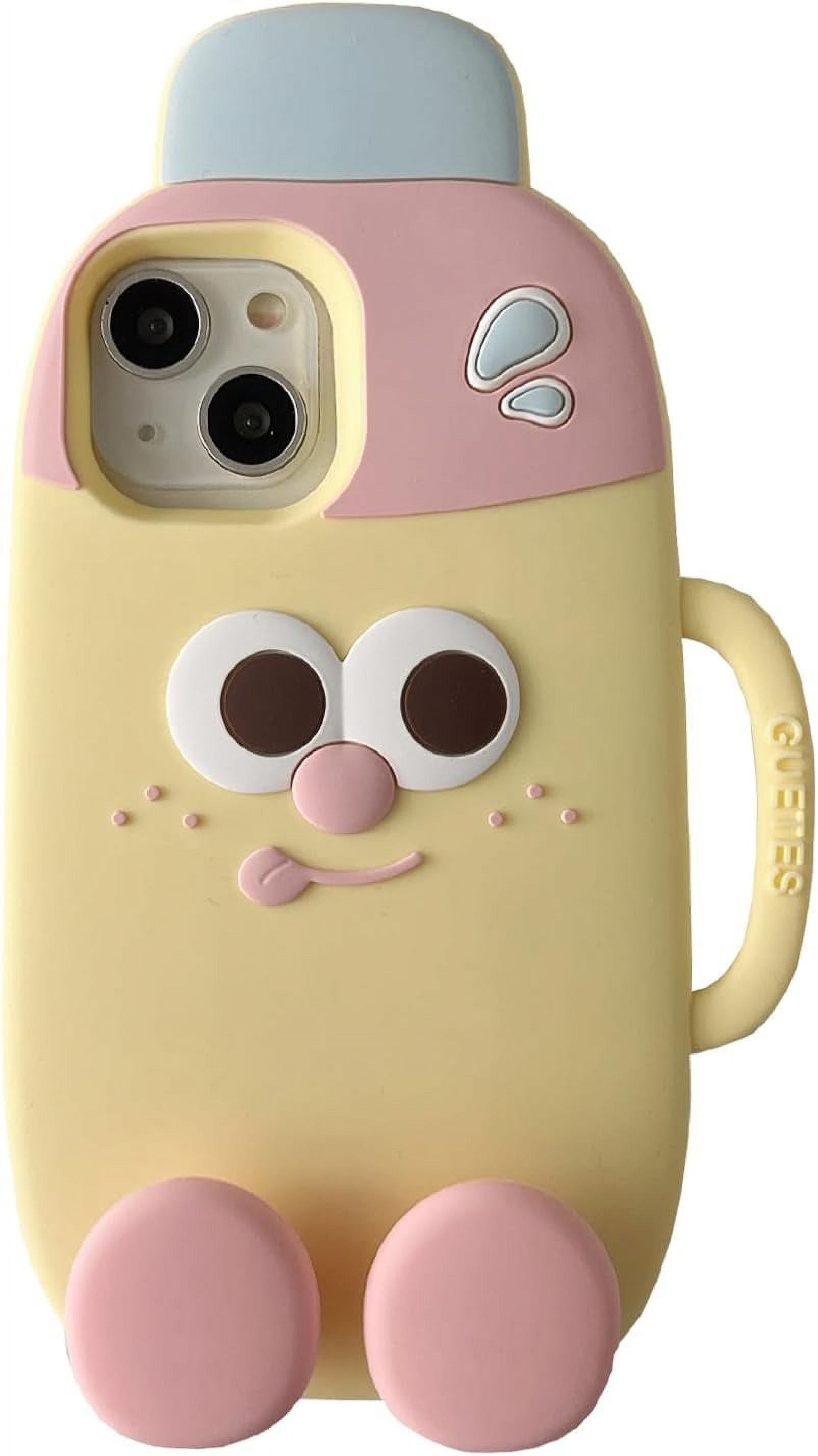 Case for iPhone 15 Pro,Cute 3D Kawaii Phone Cases Funny Butter Bear ...