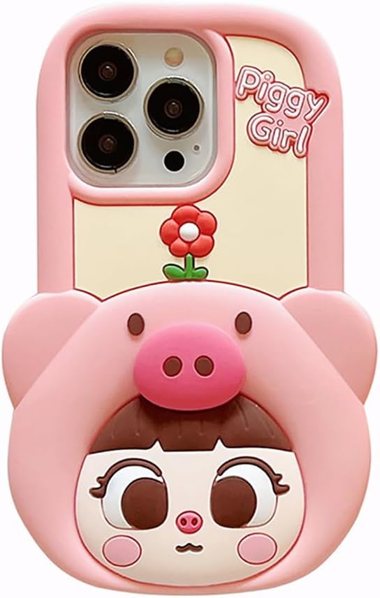 Case for iPhone 15 Pro,Cute 3D Kawaii Phone Cases Funny Butter Bear ...