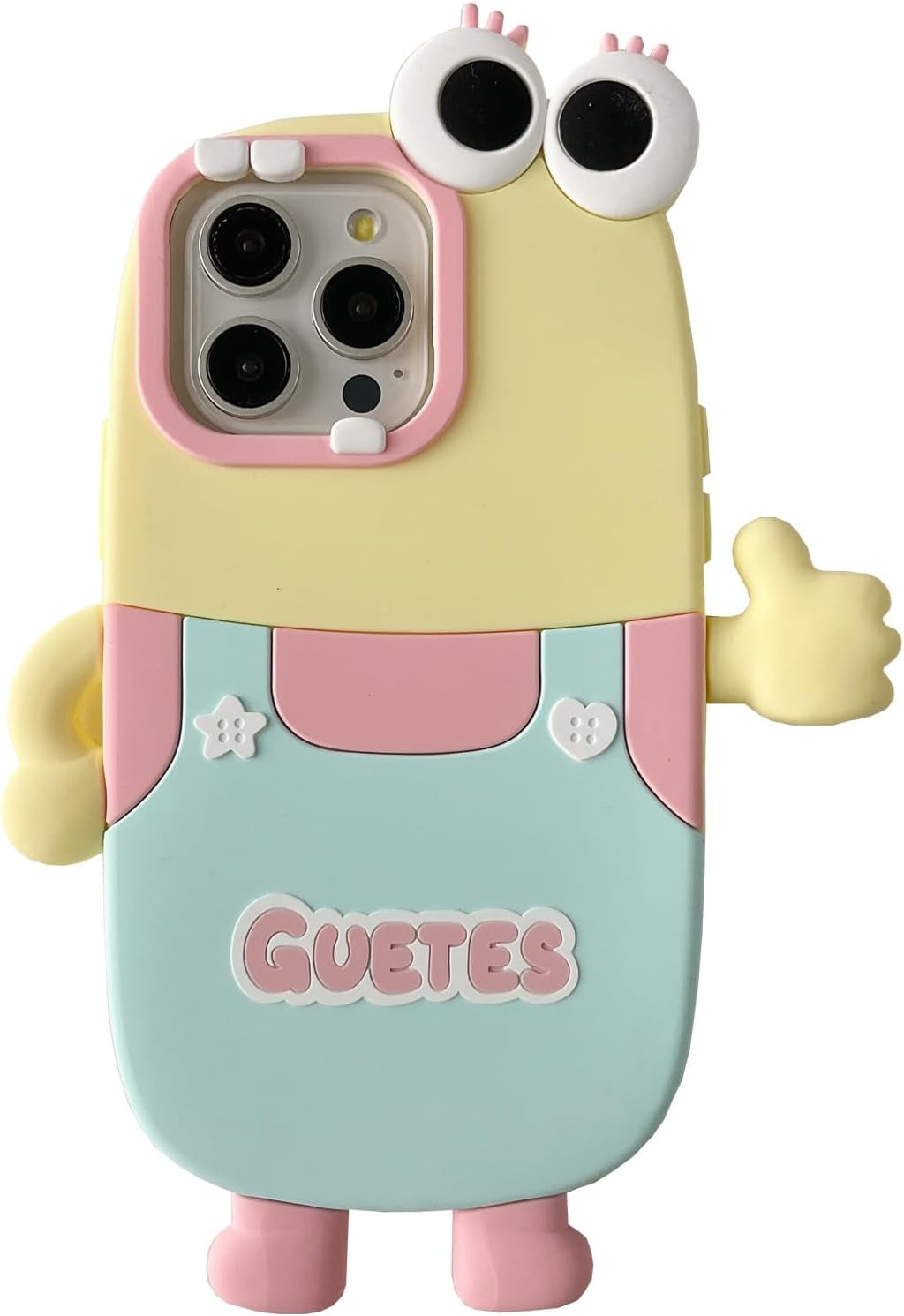 Case for iPhone 15 Pro,Cute 3D Kawaii Phone Cases Funny Butter Bear ...