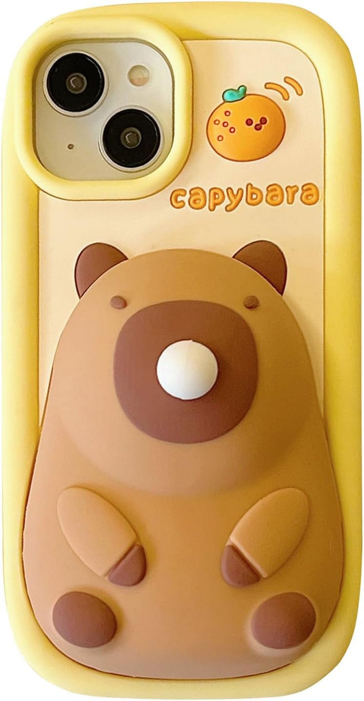 Case for iPhone 15 Pro,Cute 3D Kawaii Phone Cases Funny Butter Bear ...