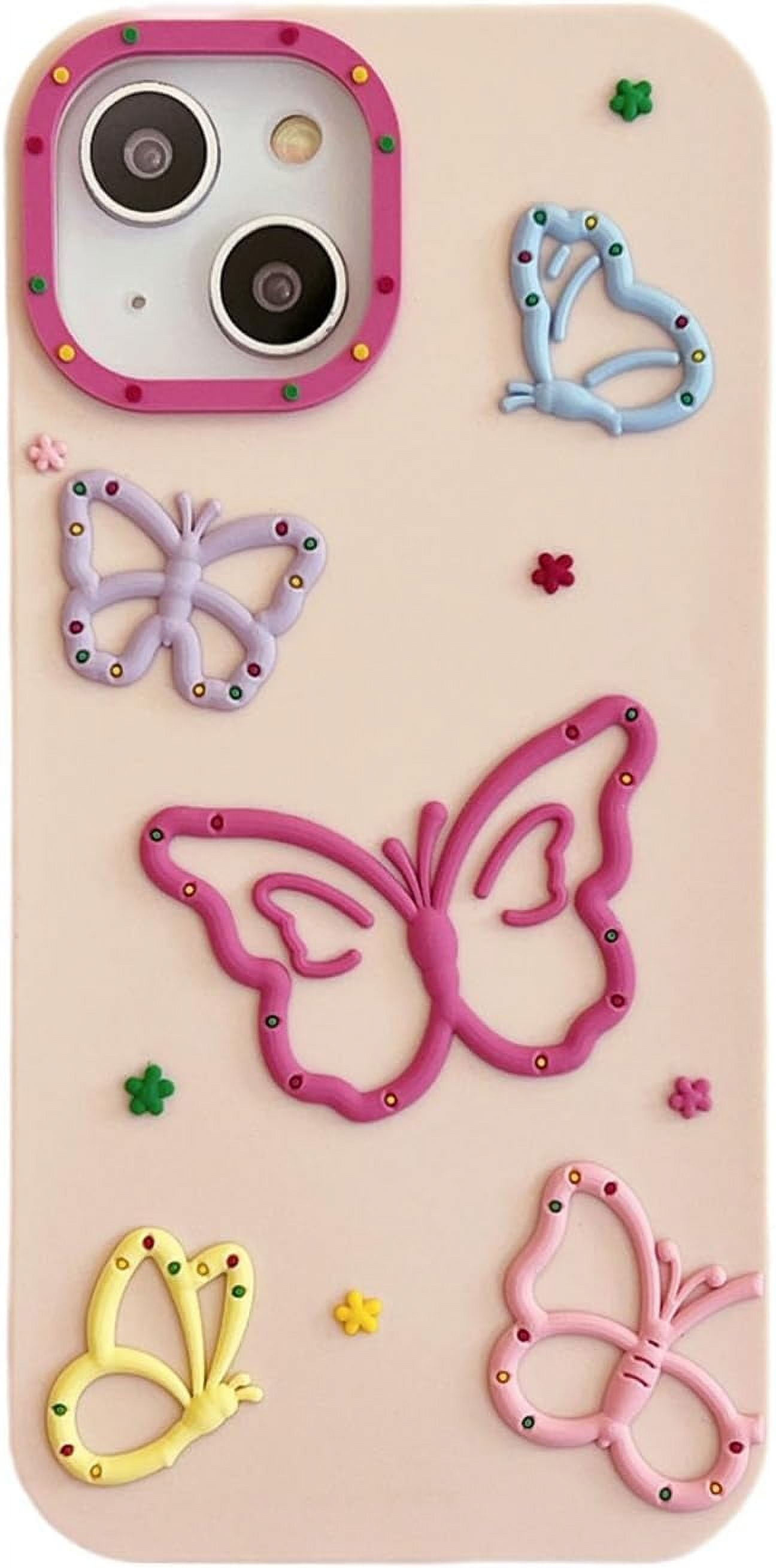 Case for iPhone 15 Pro,Cute 3D Kawaii Phone Cases Funny Butter Bear ...