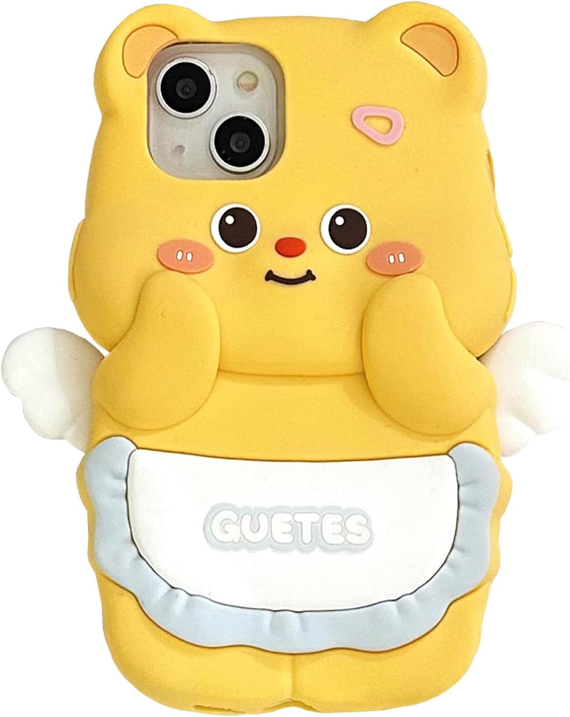 Case for iPhone 15 Pro,Cute 3D Kawaii Phone Cases Funny Butter Bear ...