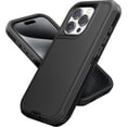 Case for iPhone 15 Pro Max, Heavy Duty Rugged Dual-Layer Protection ...