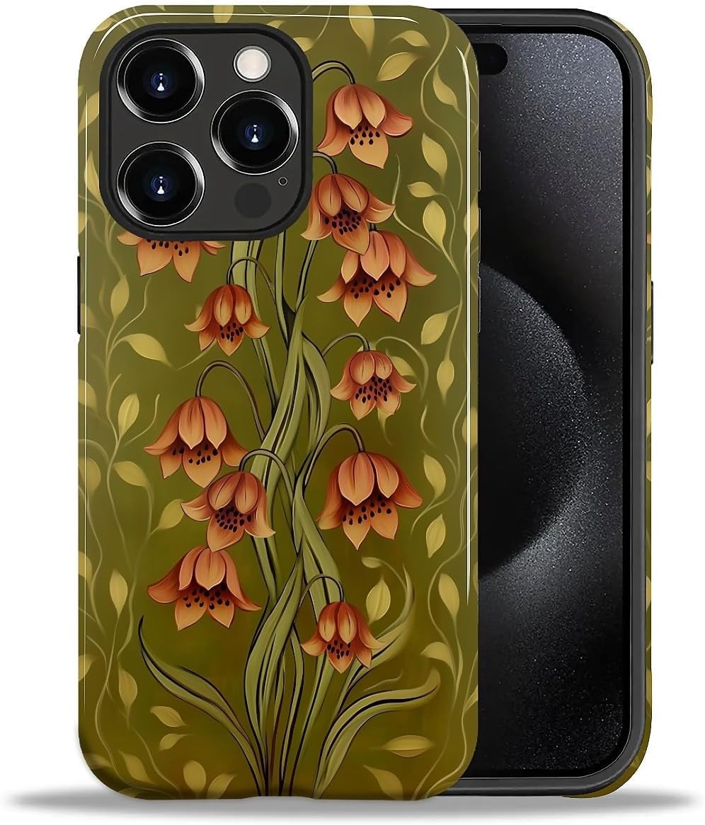 Case for iPhone 15 Pro Max, Hybrid Dual Protection Soft TPU + Hard PC ...