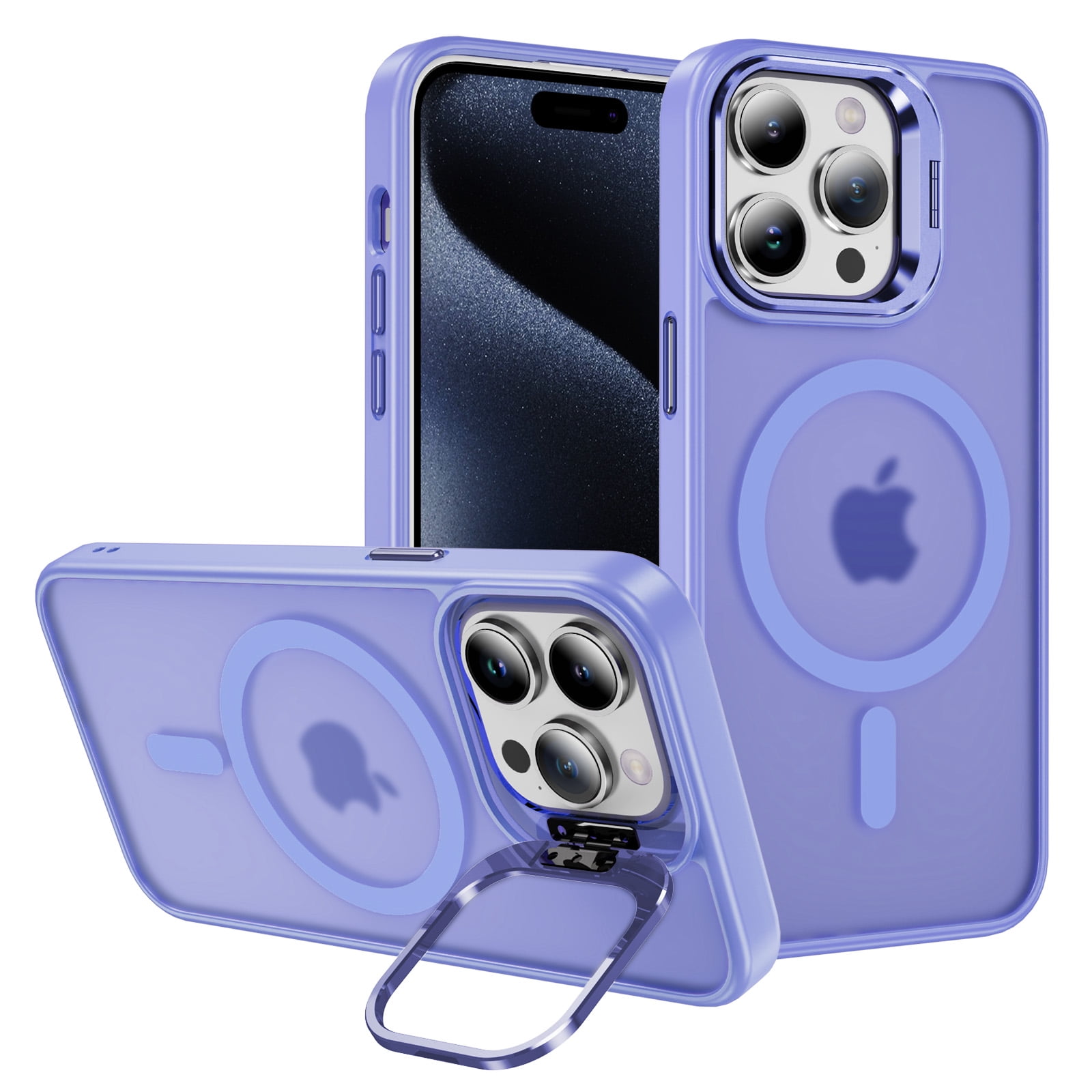 Case for iPhone 15 Pro Max, Magsafe Frosted Translucent Camera Frame ...