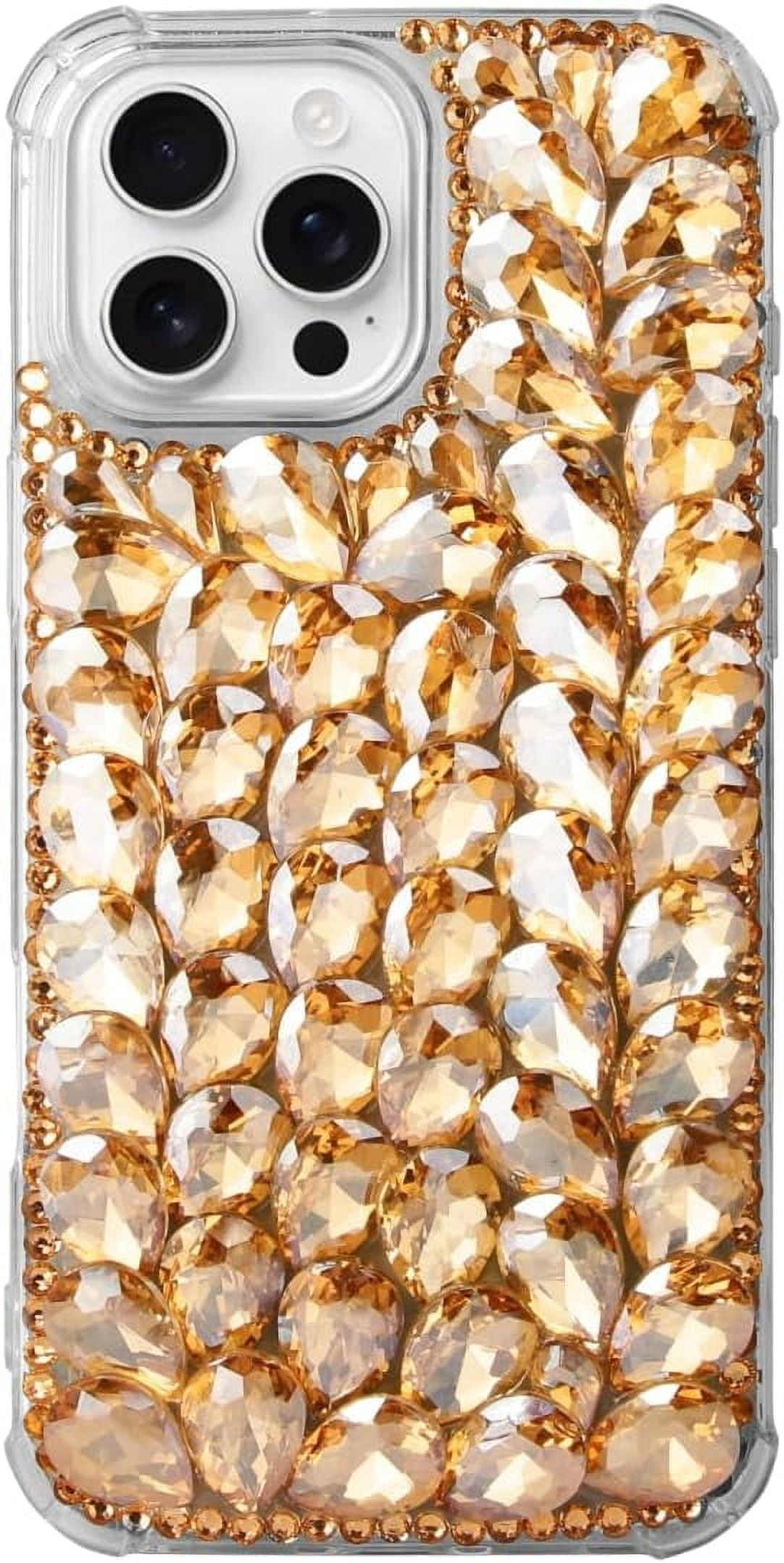 Case for iPhone 15 Pro,iPhone 15 Pro Case,3D Handmade Sparkle Stunning ...