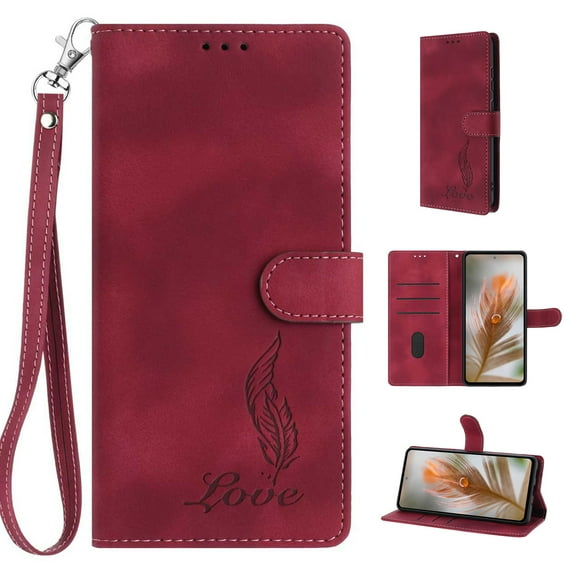 Case for iPhone 16 Plus, Girls Women PU Leather Wallet Case Kickstand ...