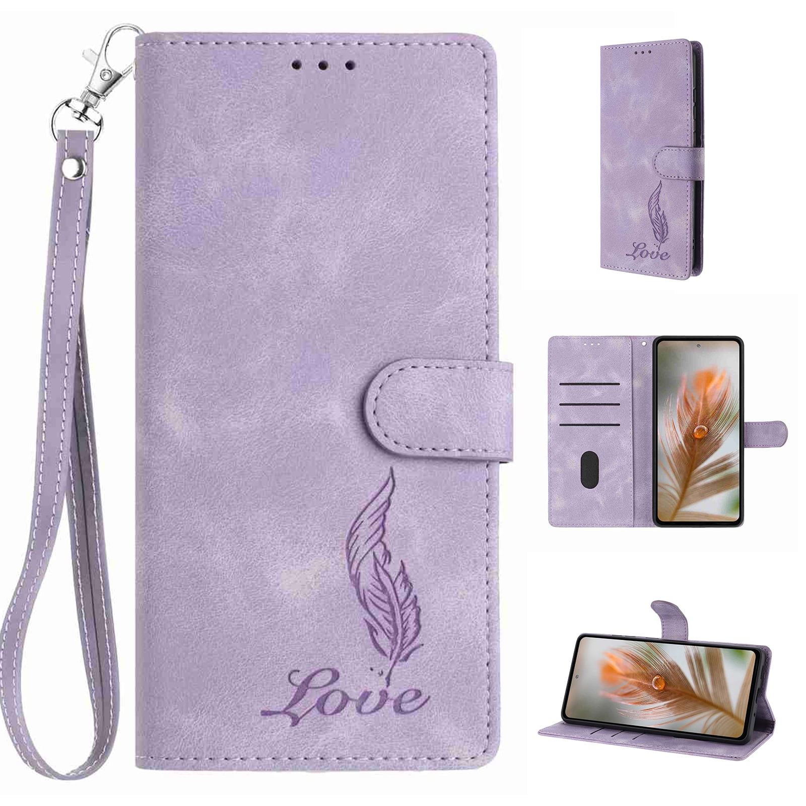Case for iPhone 16 Plus, Girls Women PU Leather Wallet Case Kickstand ...