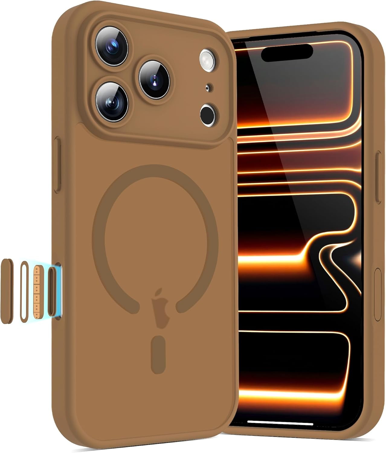 Case for iPhone 16 Pro 6.3'' Compatible with Magnetic Mag-Safe Charging ...