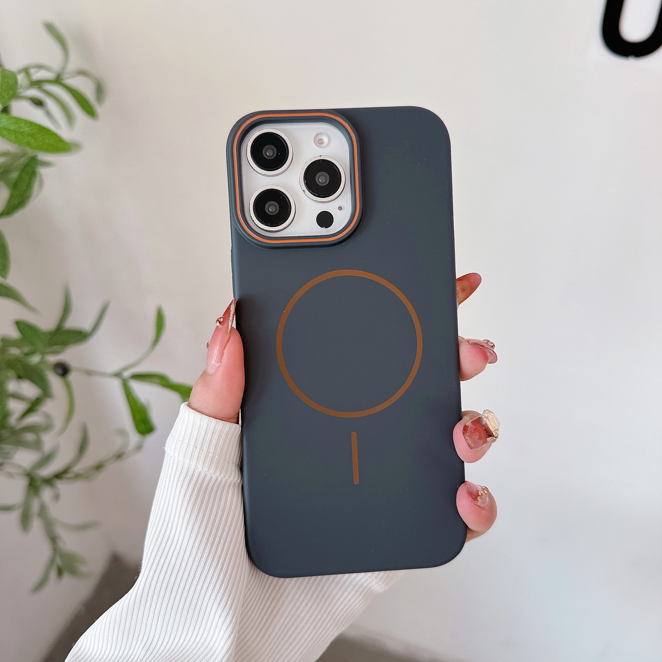 Case for iPhone 16 Pro, [Magnetic Wireless Charging] Anti-Slip ...