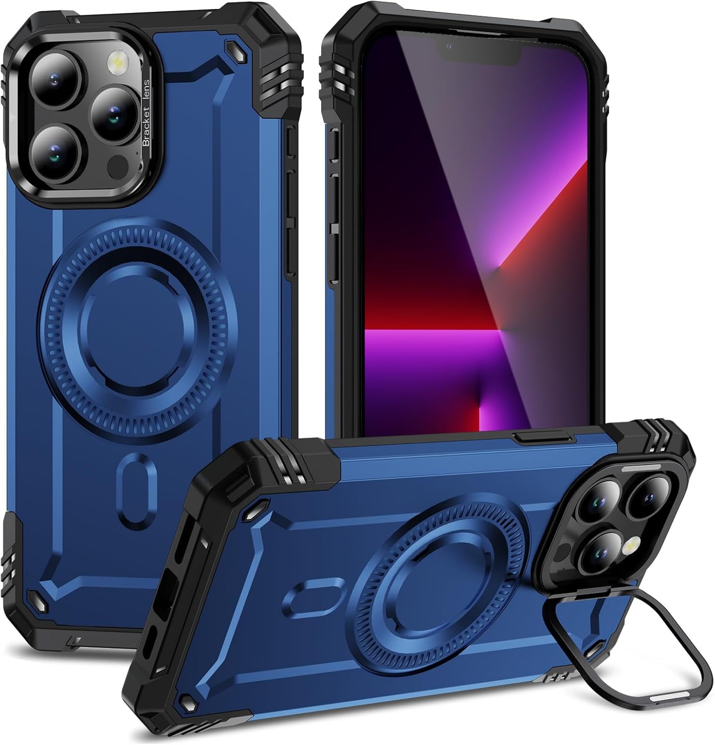 Case for iPhone 16 Pro,Military Grade Drop Full-Body Shockproof ...