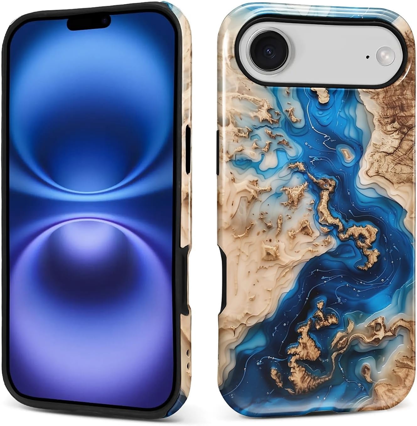 Case for iPhone 17 Air, Durable Drop Protection Shockproof Silicone and ...