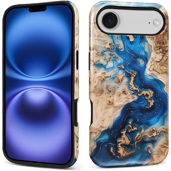 Case for iPhone 17 Air, Durable Drop Protection Shockproof Silicone and ...