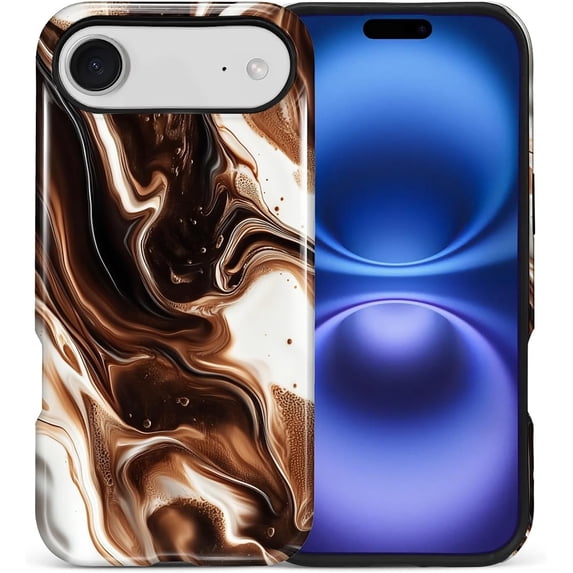 Case for iPhone 17 Air, Hybrid Dual Protection Soft TPU + Hard PC ...