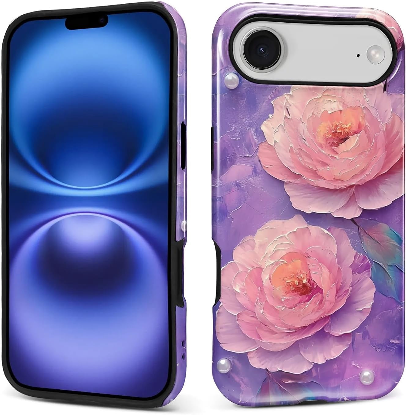 Case for iPhone 17 Air,Hybrid Dual Protection Soft TPU Hard PC ...