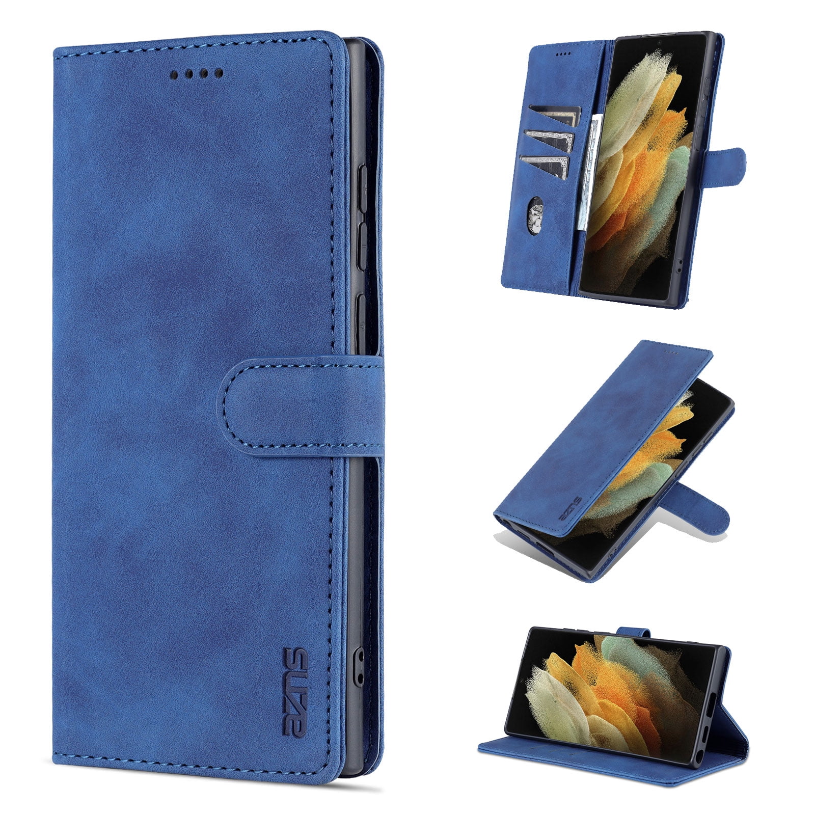 Case for iPhone 17, Leather iPhone 17 Wallet Magnetic Book Protection ...