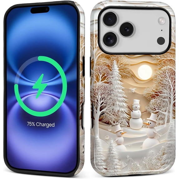 Case for iPhone 17 Pro [Compatible with MagSafe], Glossy Soft Silicone ...
