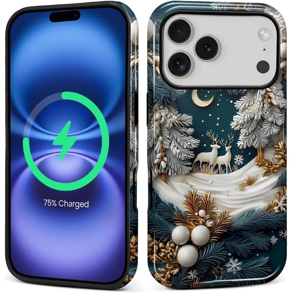 Case for iPhone 17 Pro, [Compatible with MagSafe], Magnetic Phone ...