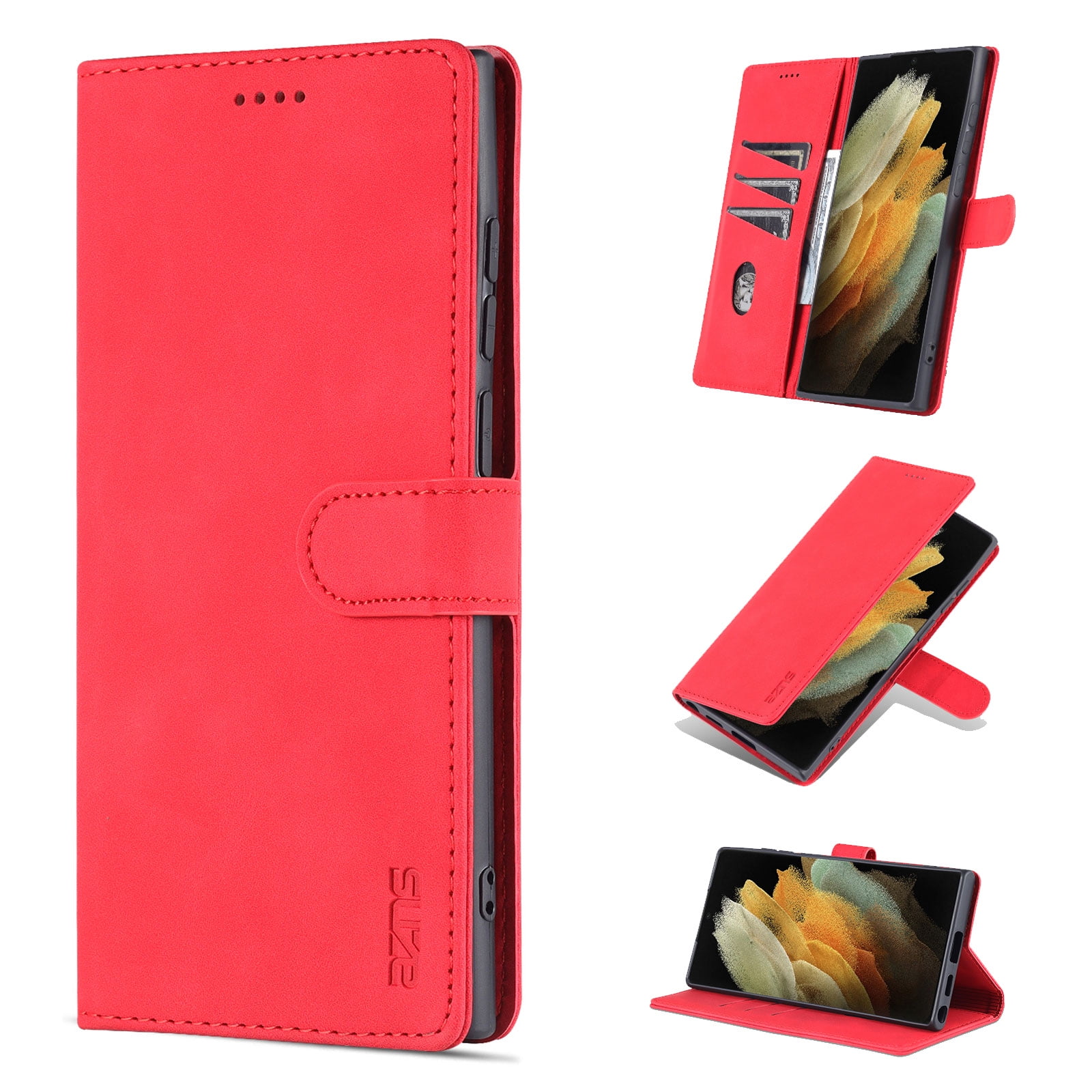 Case for iPhone 17 Pro, Leather iPhone 17 Pro Wallet Magnetic Book ...