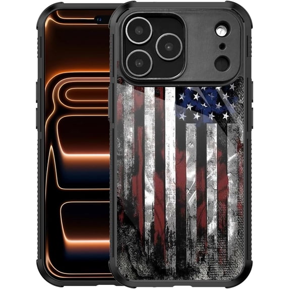 Case for iPhone 17 Pro Max Case,Vintage American Flag Case for iPhone ...