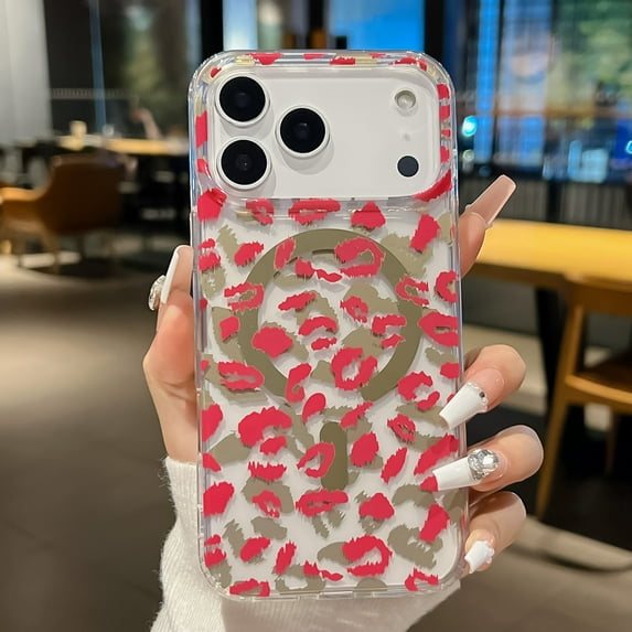 Case for iPhone 17 Pro Max [Compatible with MagSafe] Cute Leopard ...
