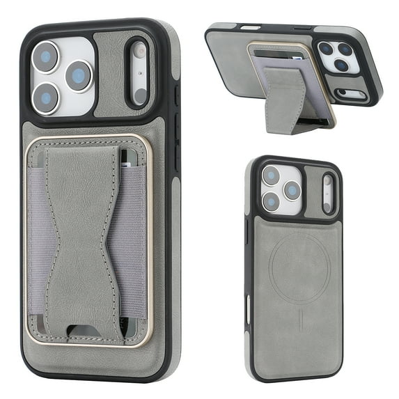 Case for iPhone 17 Pro, Premium PU Leather 3 In 1 Detachable Magnetic ...