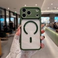 Case for iPhone 17, Silicone Frame + Clear PC Back, Compatible with ...