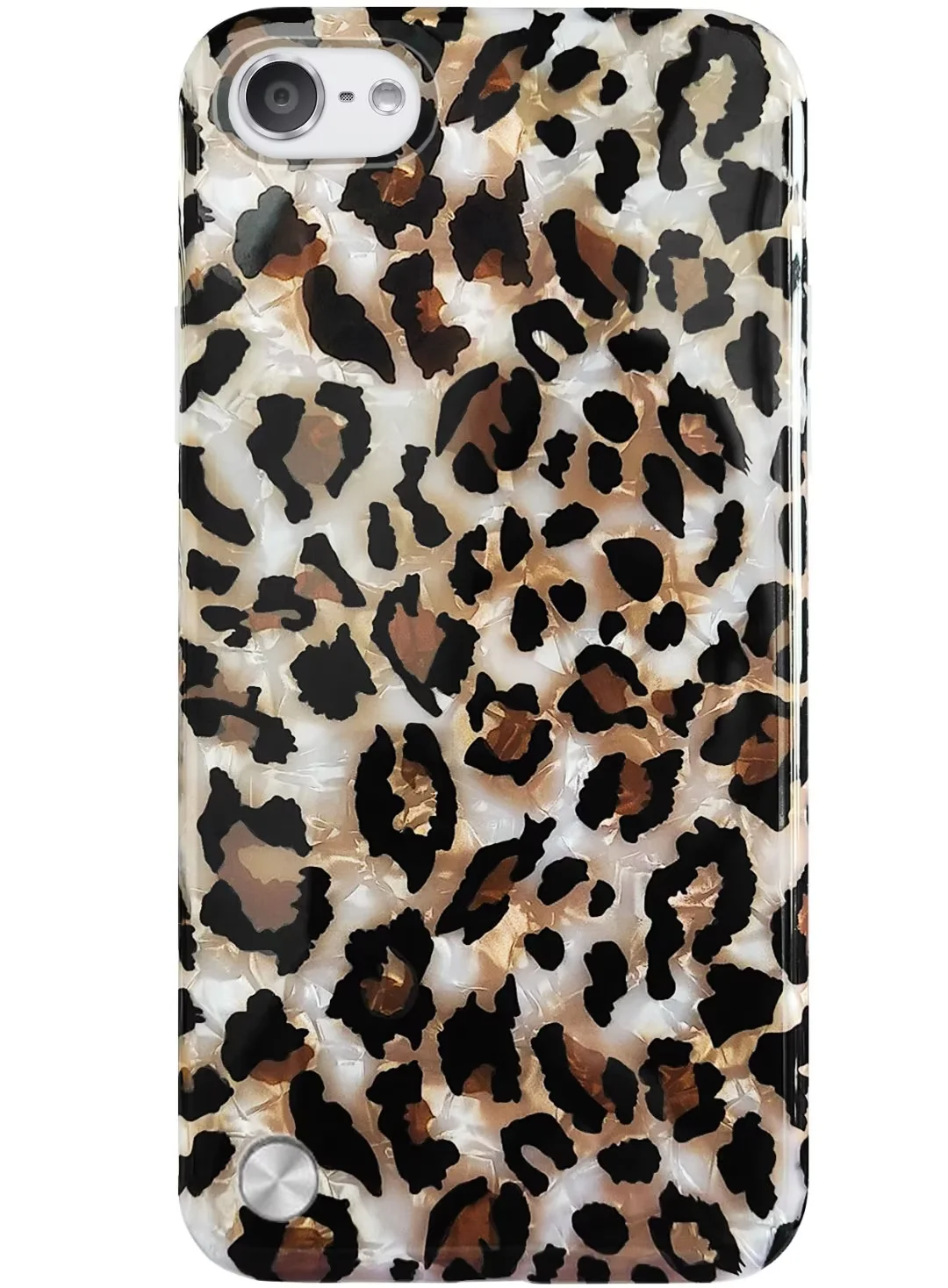 Luxury Leopard Print Case for iPhone 8, 7, SE 2022/2020, Sparkle Clear ...