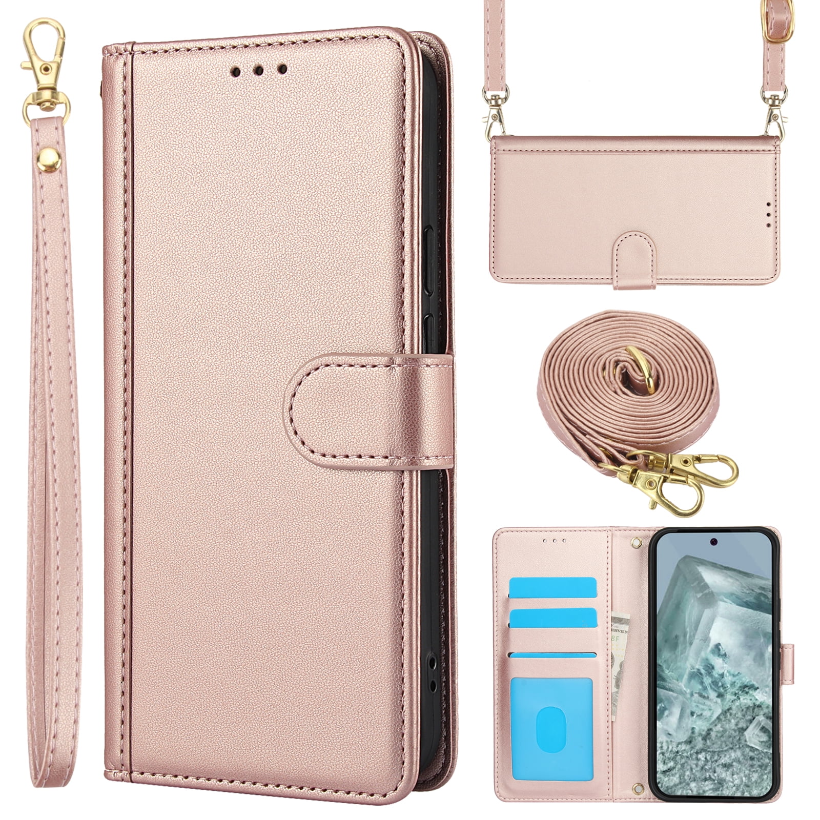 Case for iPhone 8 Wallet cover, men's and women's classic PU leather ...