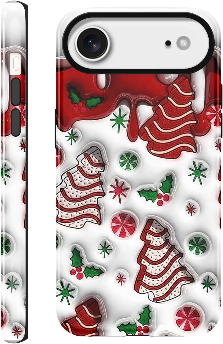 Case for iPhone Air 6.5'', Cute Colorful Christmas Tree Phone Case ...