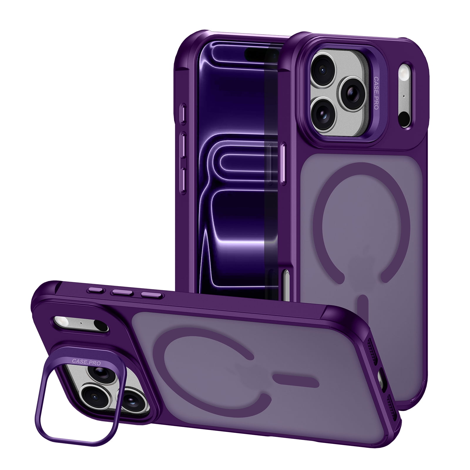 Case for iPhone Air, Compatible with Magnetic Charging, Hybrid TPU + PC ...